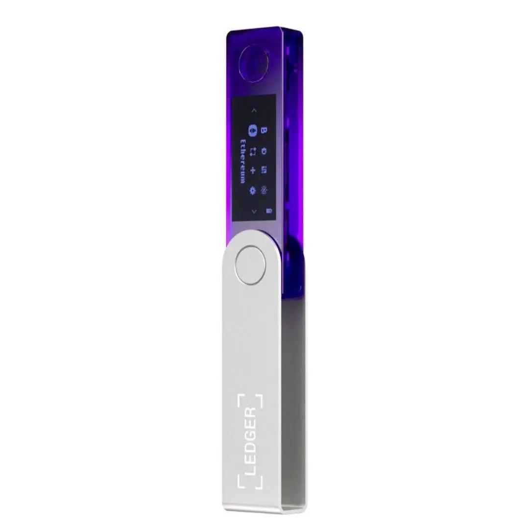 Криптокошелек Ledger Nano X Cosmic Purple | AsicFox